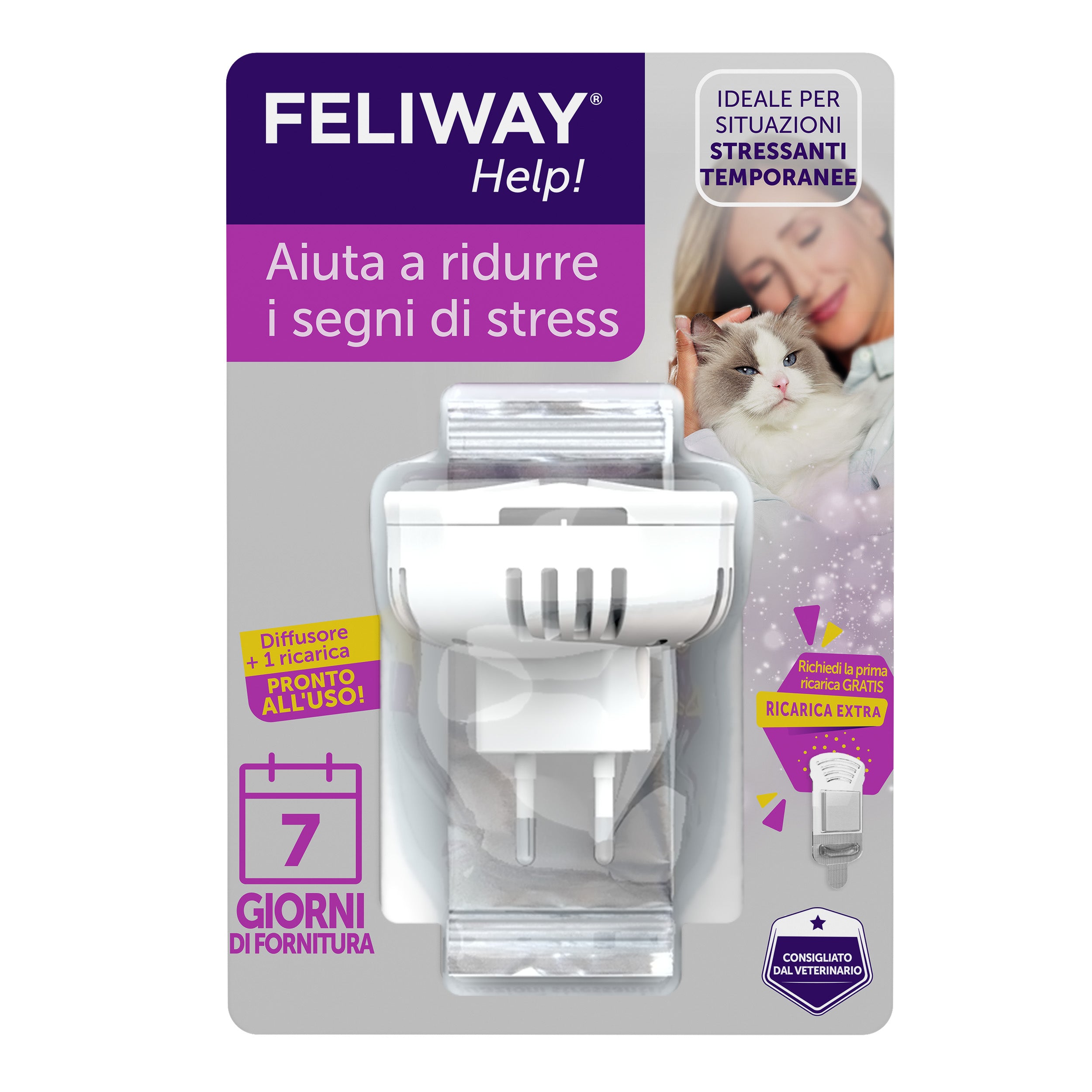 Feliway Optimum: Diffusore Feromoni Felini | Feliway